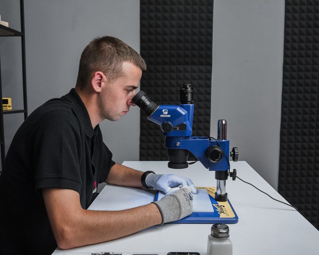 Мікроскоп тринокулярний Mechanic Super X-B11 (7-45X) з підсвіткою R16 ...